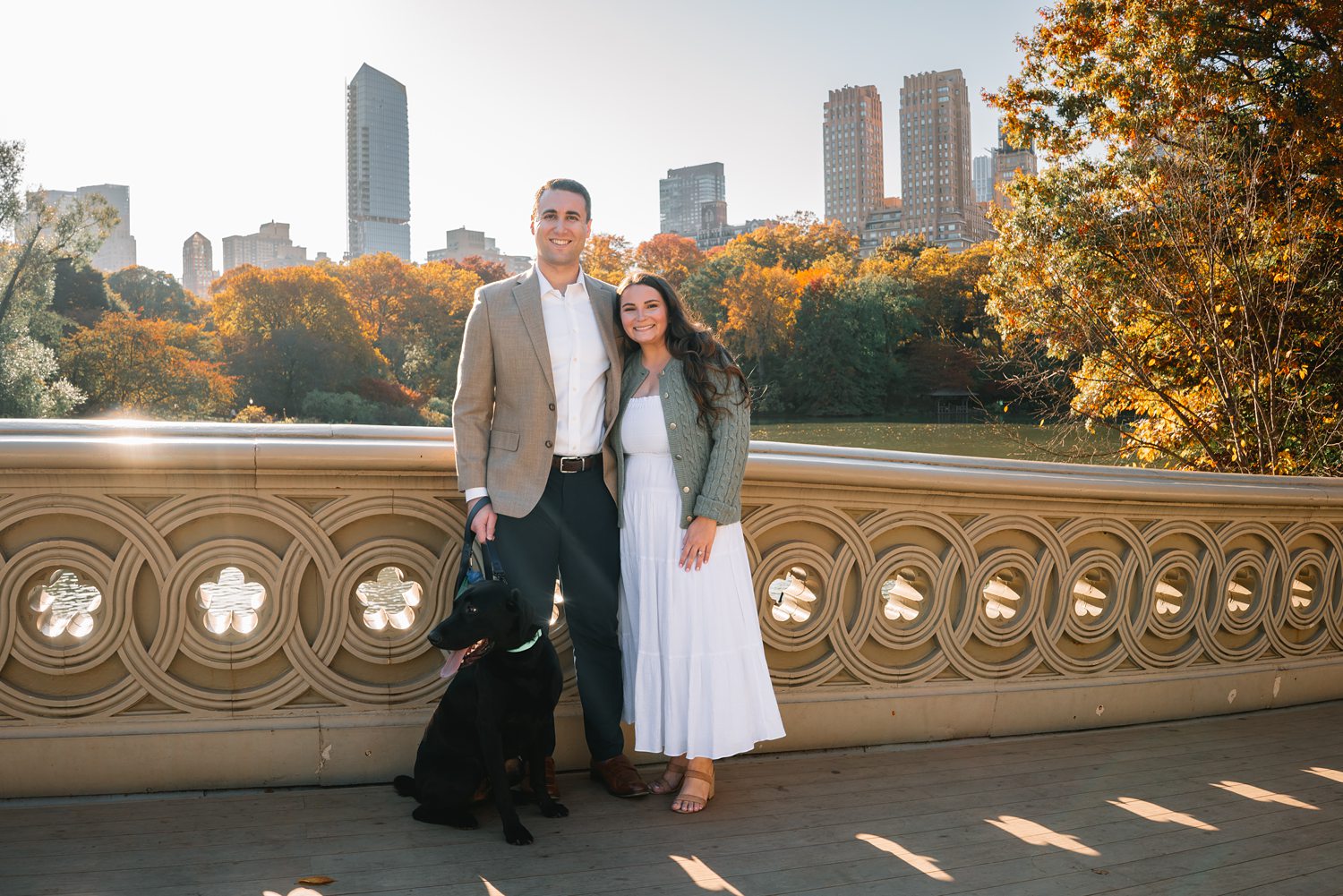 Meghan + Morgan // Fall NYC Engagement Session | Tom Studios Wedding ...
